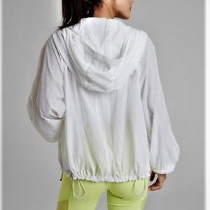 Athleta | Jackets & Coats | Athleta Township White Hoodie Jacket Nwt ...